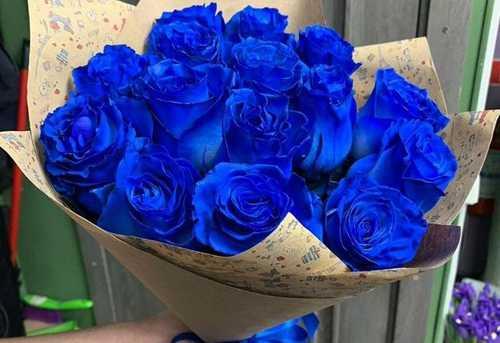 11 синих роз с доставкой