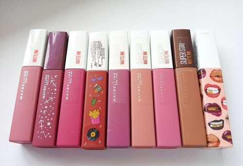 Губные помады Maybelline super stay Matte Ink