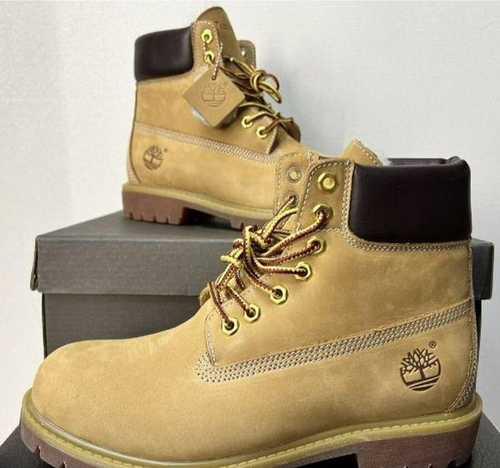 Ботинки зимние фирменные timberland41-42р