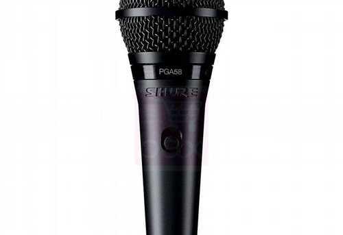 Shure PGA58-QTR-E кардиоидный вокальный микрофон