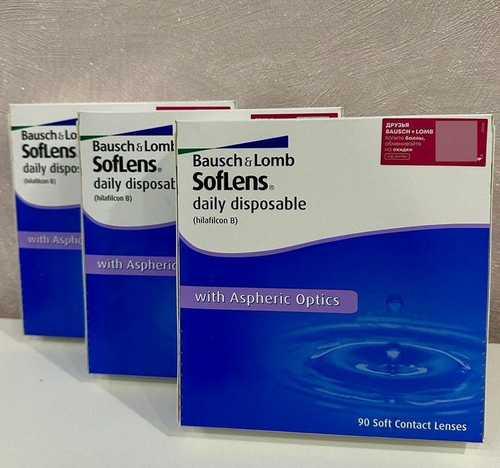 Контантные линзы Bausch & Lomb Soflens 90 шт