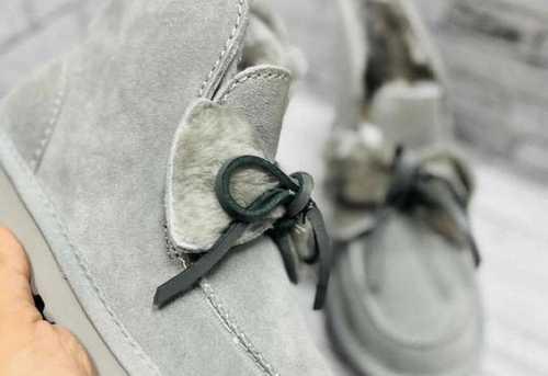 UGG женские зимние с бантиком Kallen Bow Grey