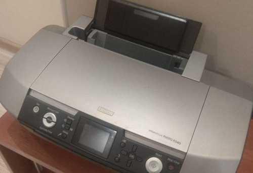 Струйный фотопринтер epson stylus photo R340