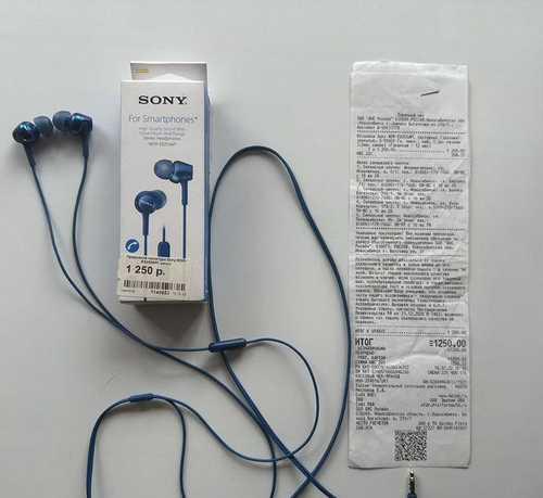 Проводная гарнитура Sony MDR-EX255AP