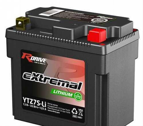 Аккумулятор Мото RDrive eXtremal lithium YTZ7S-LI