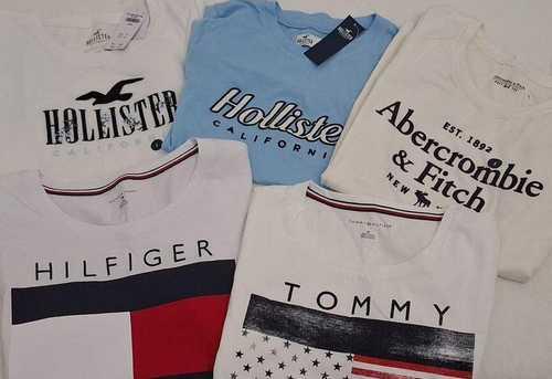 Футболки женские Hollister, A&F, Tommy Hilfiger