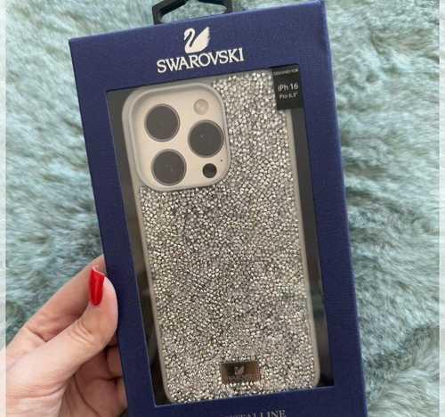 Чехол на iPhone 16 pro swarovski