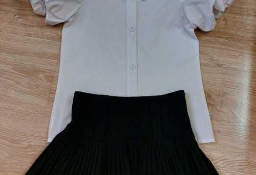 Нарядная блузка и юбка 122-128