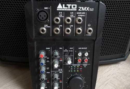 Микшерный пульт alto zmx52