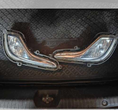 Противотуманные фары на Hyundai solaris 1 2010-14г