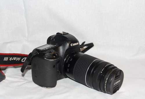 Canon EOS 5D Mark III и объектив Canon EF 75-300mm