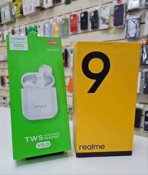 Realme 9 6/128Gb (Гарантия 1 год) + Наушники
