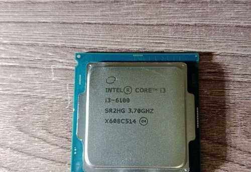 Процессор intel core i3 6100 Lga1151