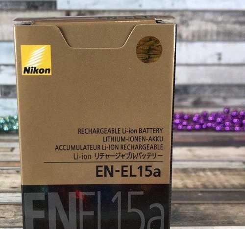 Аккумулятор Nikon EN-EL15A Новый (A406)