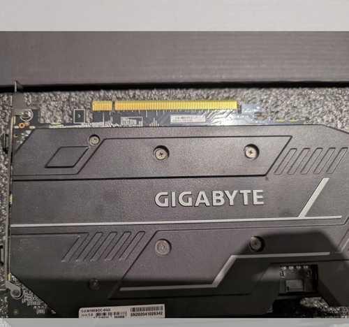 Видеокарта gigabyte GeForce GTX 1660 super