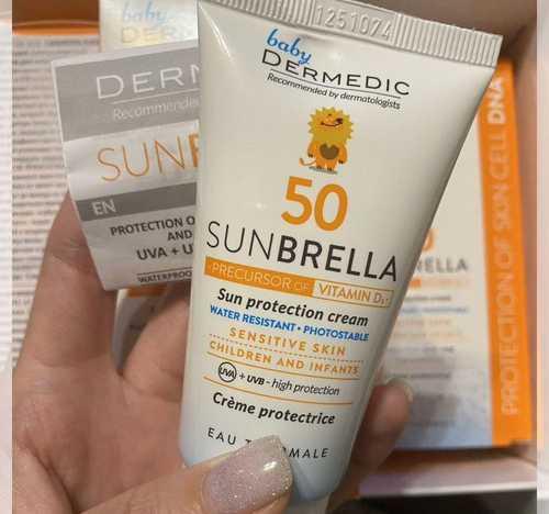 Dermedic sunbrella spf50 детский крем для лица