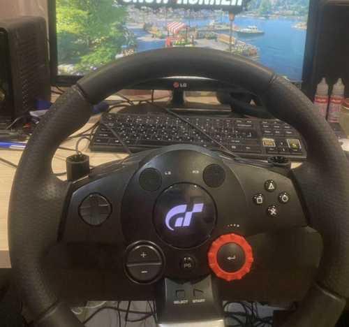 Руль logitech driving force gt