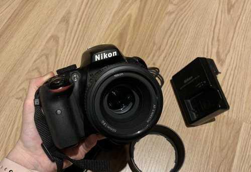 Зеркальный фотоаппарат nikon d3300 kit + объектив