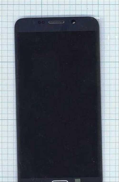 Модуль для Samsung Galaxy S6 Edge+ черный с рамкой