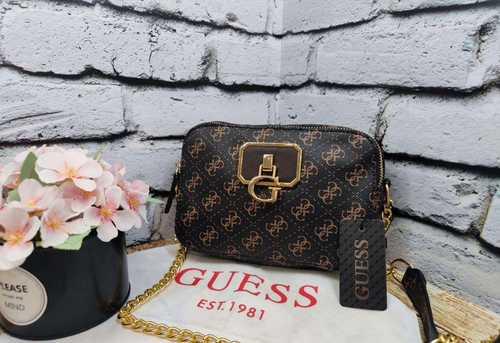 Сумка Женская Guess Noelle коричневая