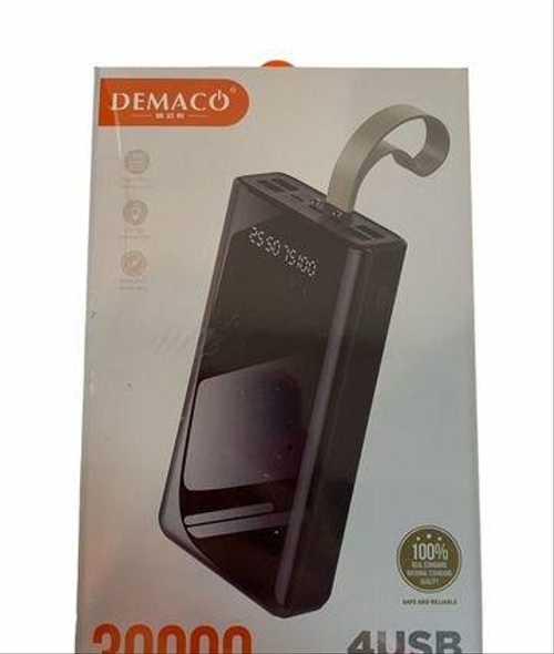 Внешний аккумулятор 30000 mah Demaco A86