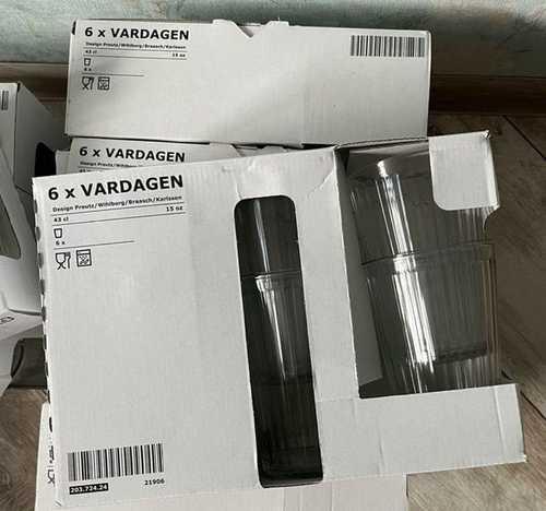 IKEA стаканы vardagen