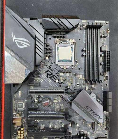 MB Asus Strix Z390-F Gaming + CPU i5 9600K 3.7Ghz