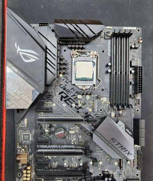 MB Asus Strix Z390-F Gaming + CPU i5 9600K 3.7Ghz