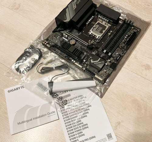 Материнская плата gigabyte B760M gaming X AX DDR4