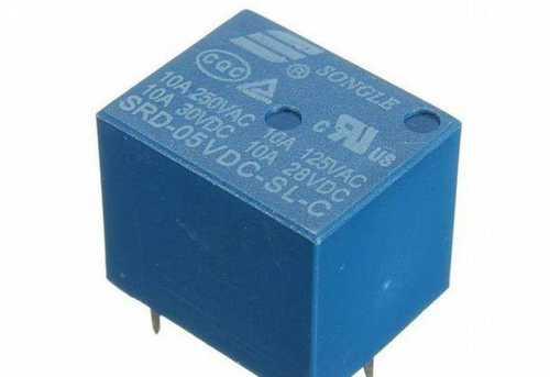 SRD-05VDC-SL-C, реле 10А, 5V