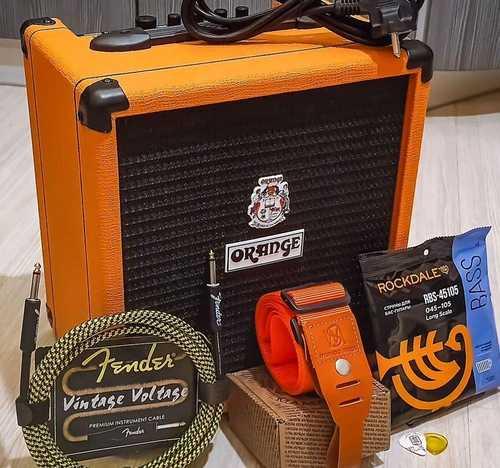 Orange Crush Bass 25 (Комбоусилитель) + Комплект