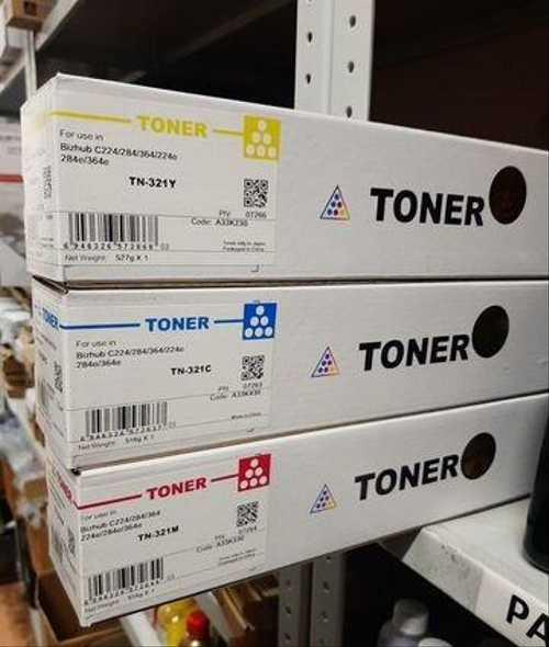 Комплект цветных тонер-картриджей TN-321