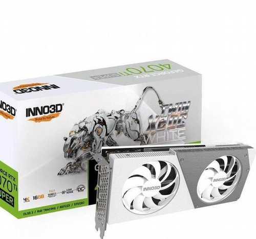 Видеокарта Inno3D RTX 4070 Ti Super Twin X2 OC whi