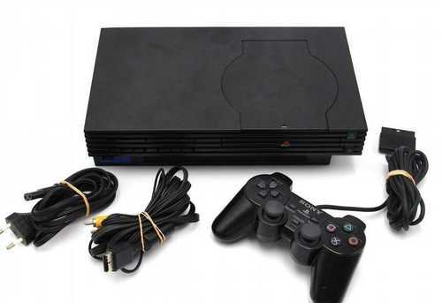 Игровая приставка Sony PlayStation 2 FAT Black Чип