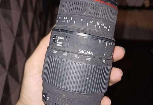 Объектив Sigma 70-300mm