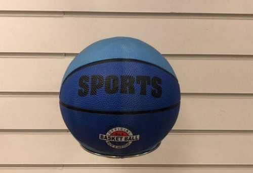 Мяч баскетбольный Sports сине-голубой размер 5