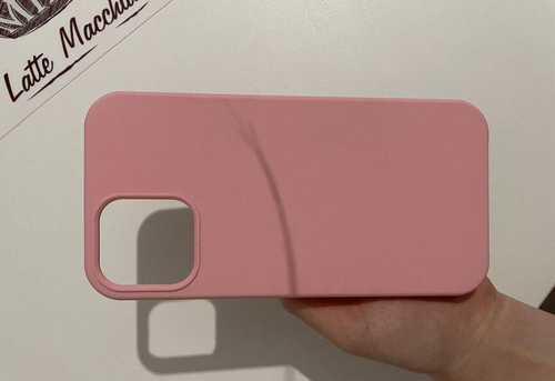 Чехол розовый на iPhone 12 pro max