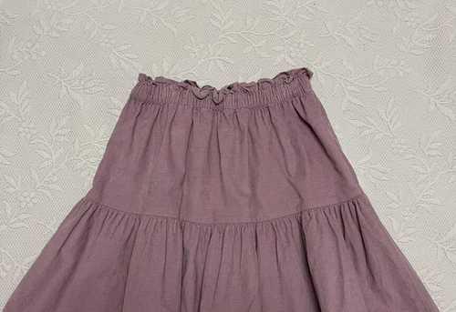 Вельветовая юбка h&m 134 см