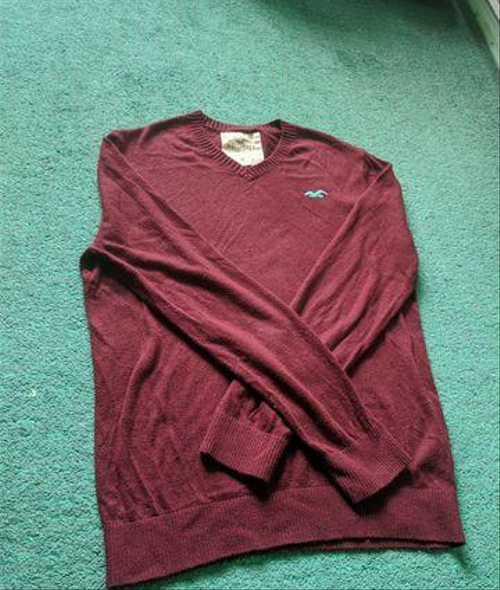 Hollister красный свитер
