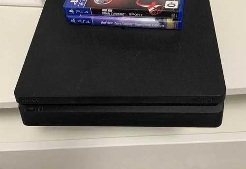 Sony playstation 4 slim 1tb с играми