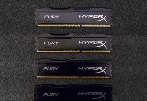 DDR3 4x4gb 1866mhz 1rank CL10-11-10 HyperX Fury