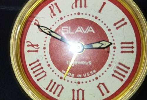 Часы будильник СССР Slava
