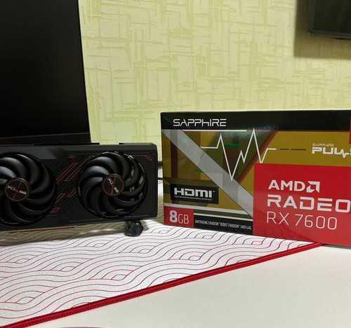 Видеокарта Sapphire Radeon RX 7600 pulse 8G