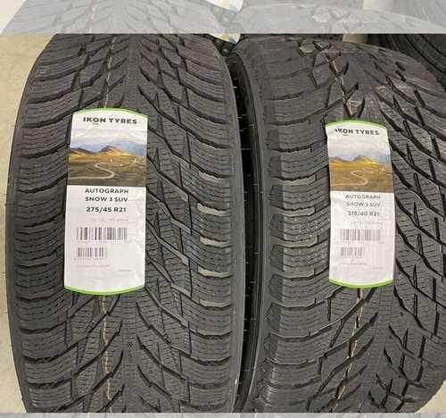 Ikon Tyres Autograph Snow 3 SUV 275/45 R21 и 315/40 R21 115T