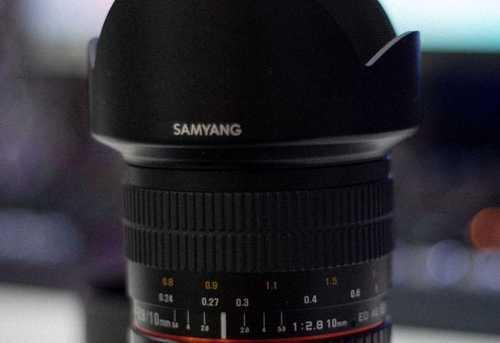 Samyang 10mm f 2.8 micro 4/3