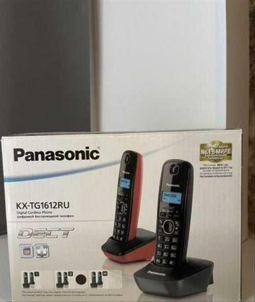 Новый Домашний телефон на две трубки Panasonic