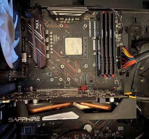 Msi b450 gaming max ryzen 5 5600x  kingston fury 3