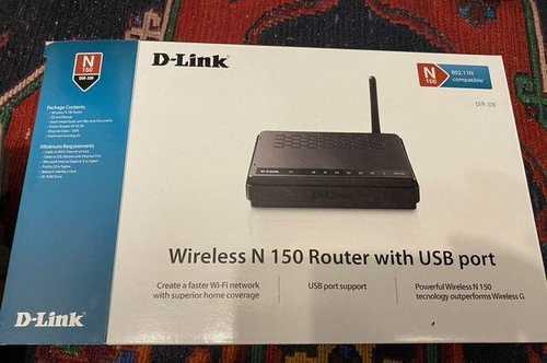 Роутер D-Link Wireless N 150 Router with USB port