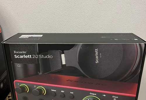 Focusrite scarlett 2i2 studio 4th gen