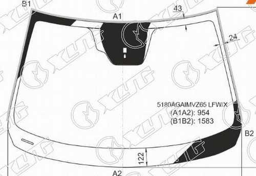 Стекло лобовое mazda mazda6
